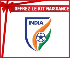 Kit naissance India national football team personnalisé pour bébé